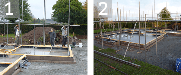 Scaffolding arrives & the Timber Frame starts to go up - Build It