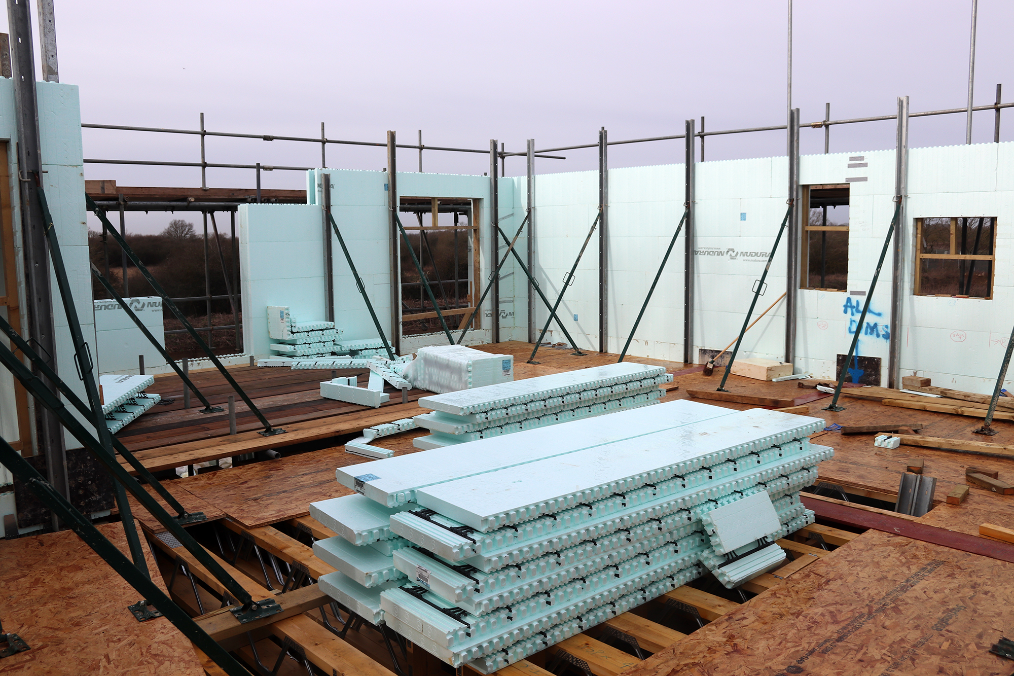 Finishing the ICF Walls & Gables - Build It