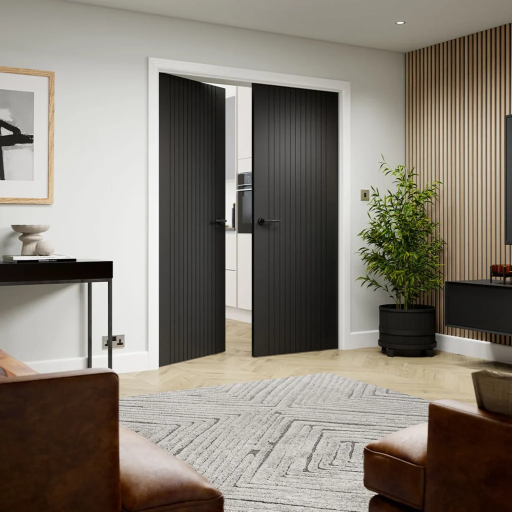 Contemporary fluted interior doors - Build It