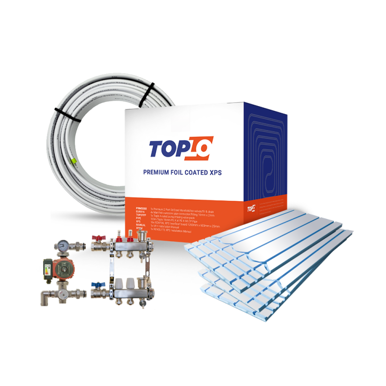 Foil Coated XPS Low Profile Underfloor Heating Kits - Build It